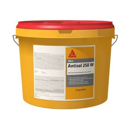 Sika Sika Antisol-250 W Water-Based Curing Compound for Concrete Surfaces 5 Gallon Pail 620506 ...